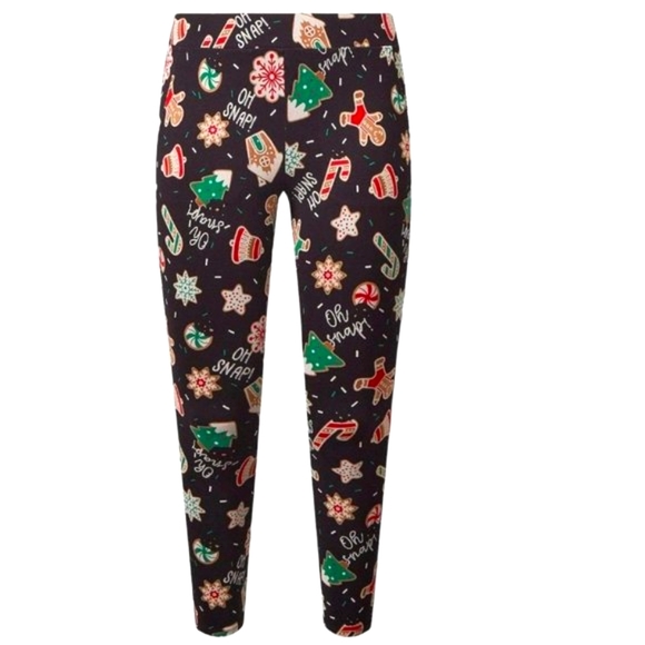 torrid | Pants & Jumpsuits | Torrid Christmas Cookie Pocket Leggings ...